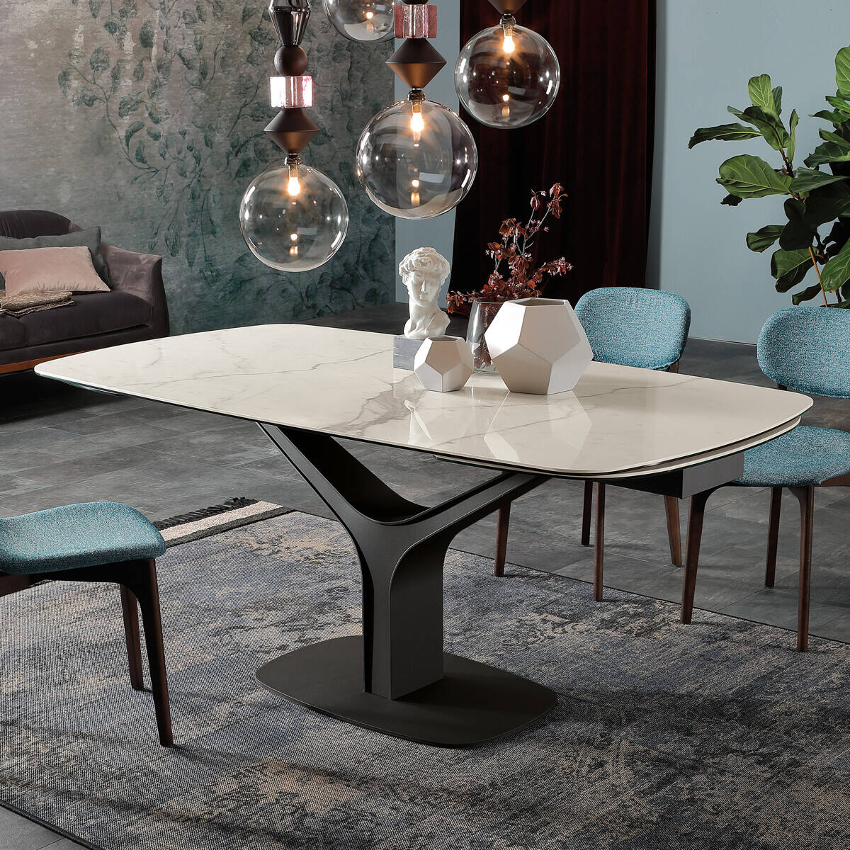 Elegant ARISTON T8088ALC Dining Table - Tonin Casa at Verus Living – VERUS LIVING